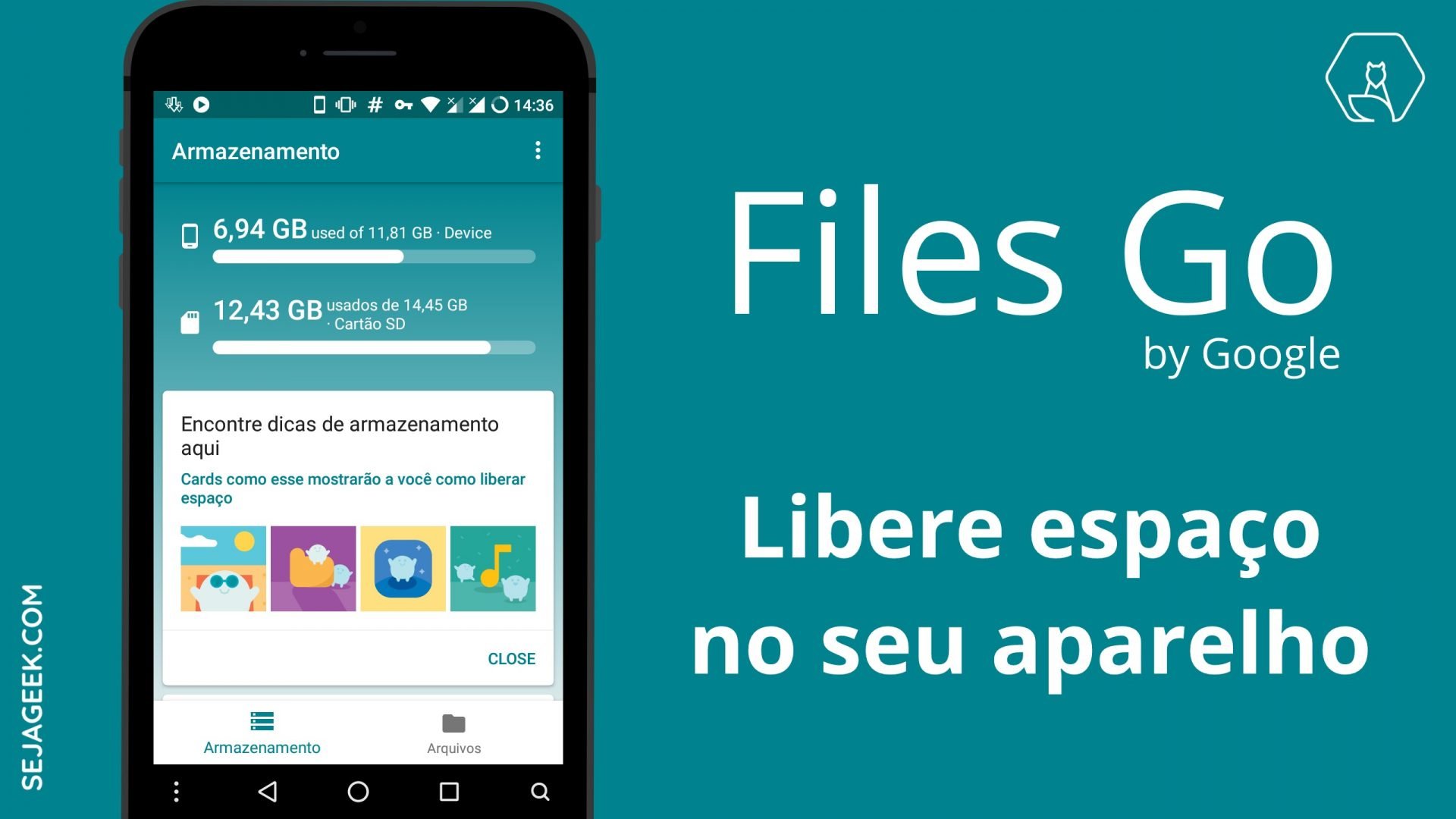 Files Go: Conheça o gerenciador de arquivos do Google | Seja Geek