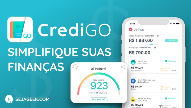 Organizar finanças com a CrediGO | Seja Geek