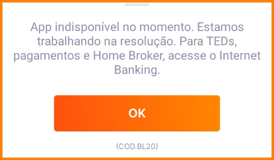 App do Banco Inter fica indisponível [01/07/20] | Seja Geek