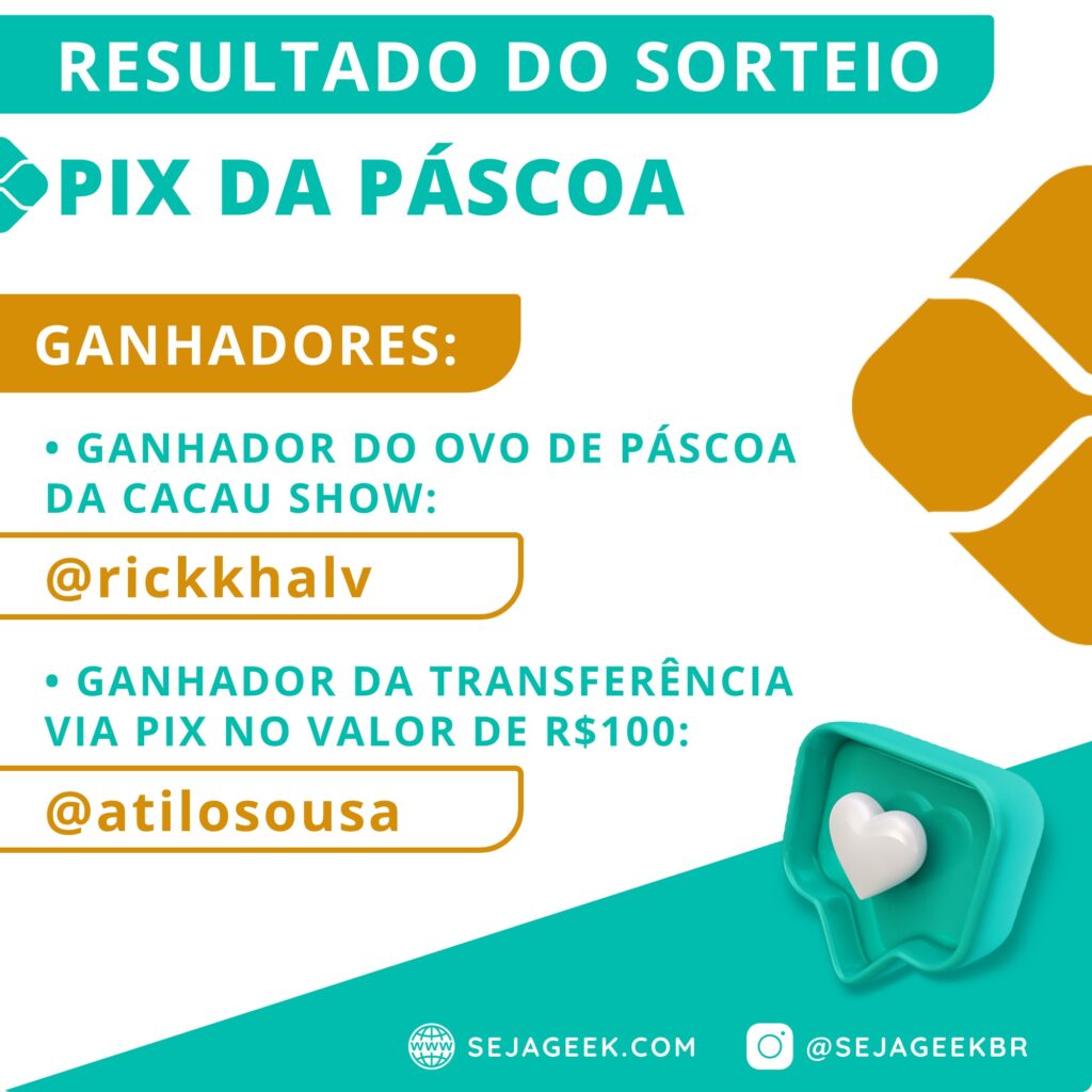 Sorteio Pix da Páscoa: 1 Ovo de Páscoa + 1 Pix de R$100 (ENCERRADO ...