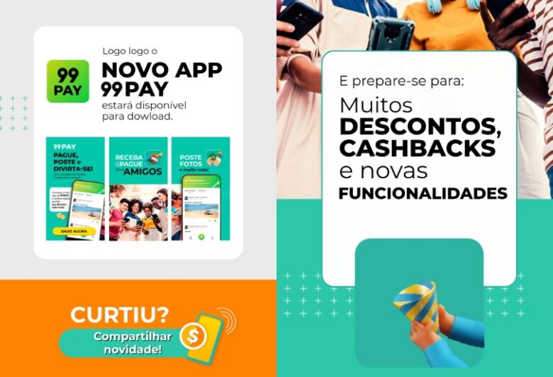 A 99 vai lançar em breve o novo app 99Pay com cashback, descontos e ...